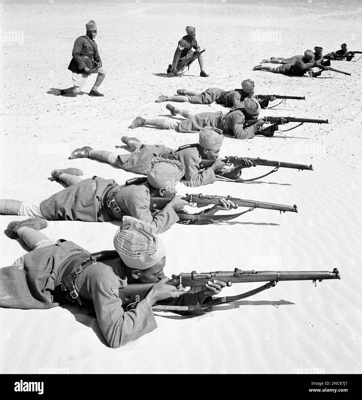 Dismounted from their camels, these soldiers of the Egyptian Army’s ...