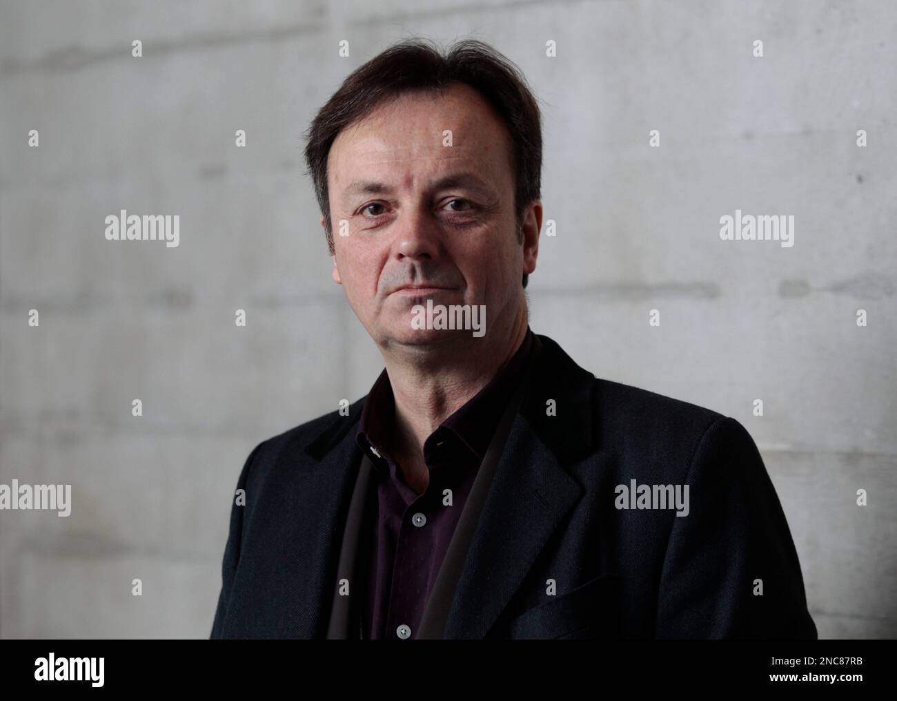 Playwriter Nick Dear poses for the photographer outside Britain's ...