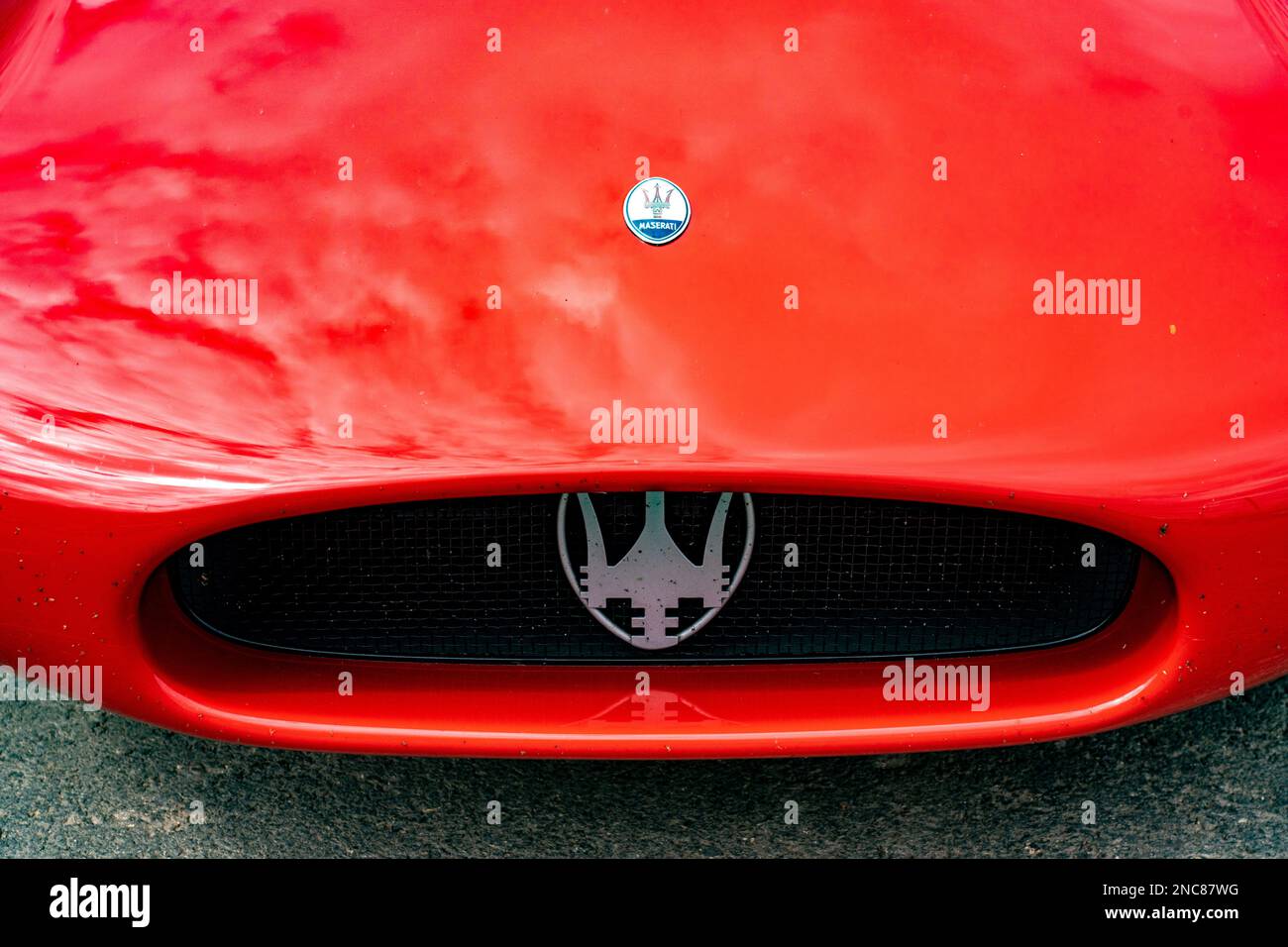 A rare Italian-built 1957 Maserati 250S race car in the Colorado Grand ...