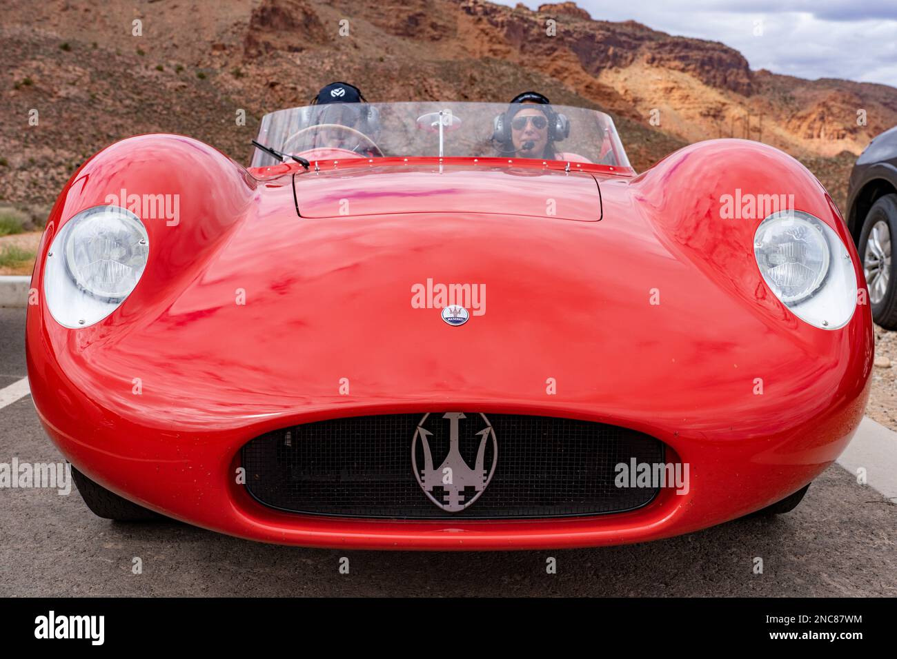 A rare Italian-built 1957 Maserati 250S race car in the Colorado Grand ...