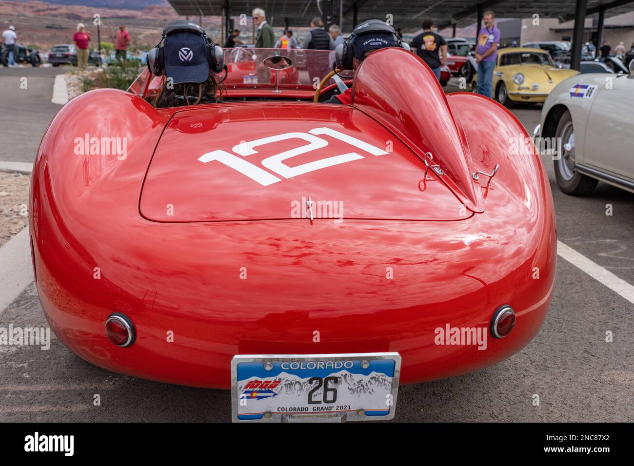 A rare Italian-built 1957 Maserati 250S race car in the Colorado Grand ...