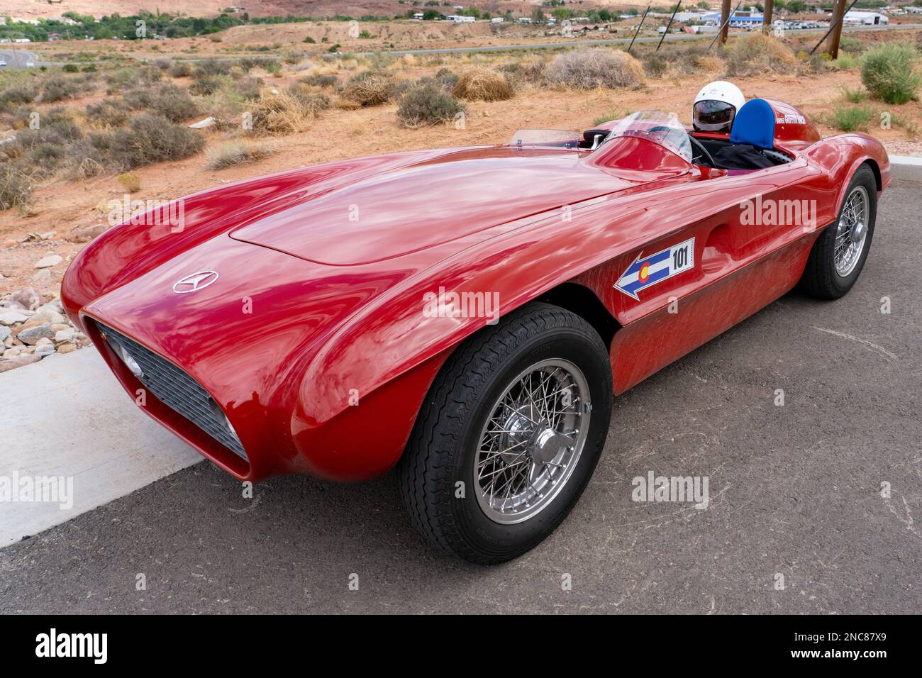 1953 Hughes-Kircher Special former race car in the Colorado Grand road ...