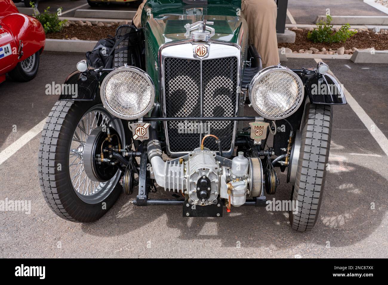 A British-built 1933 MG L Special Supercharged Roadster sports racing ...