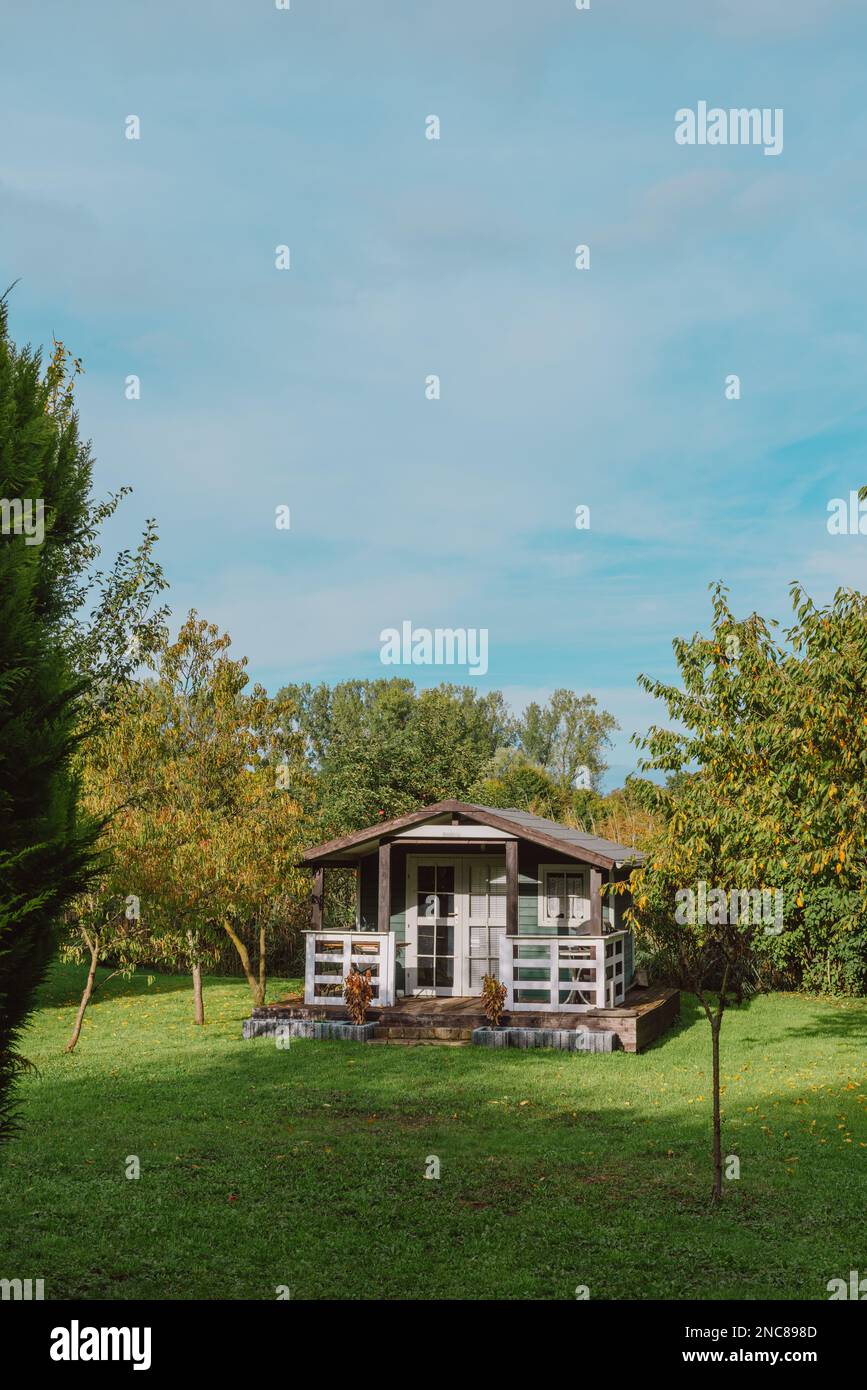 Traditional Small House With Beautiful Outdoor Decor Facade In Germany ...