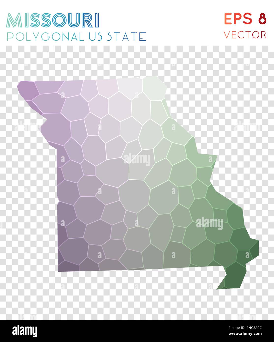Missouri territory map Stock Vector Images - Alamy