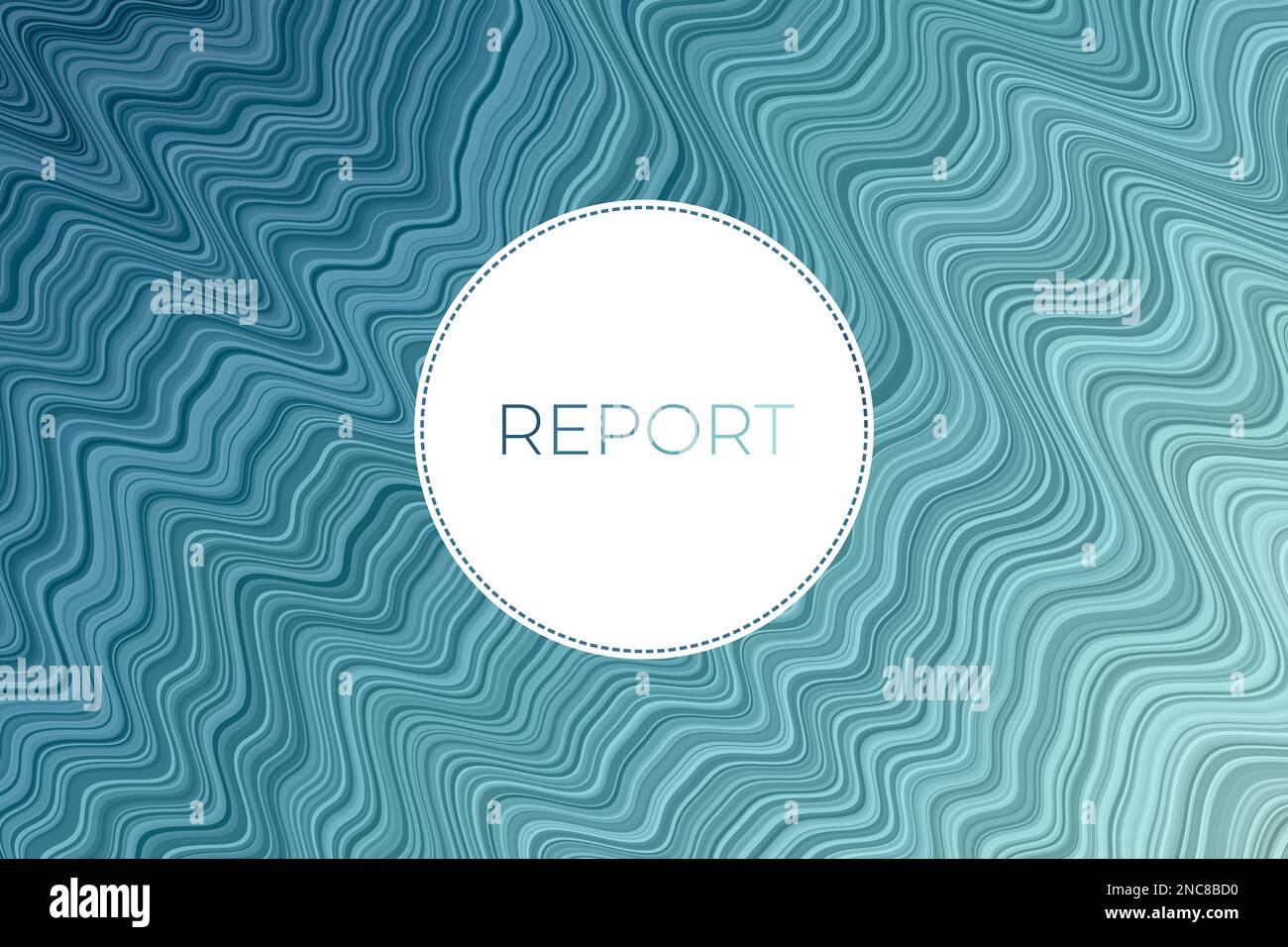 Artistic banner design. Abstract digital art in teal colors. Creative ...