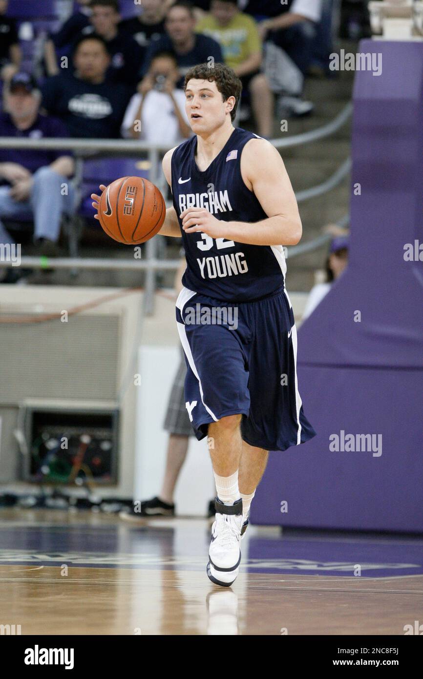 BYU's Jimmer Fredette during an NCAA college basketball game against ...