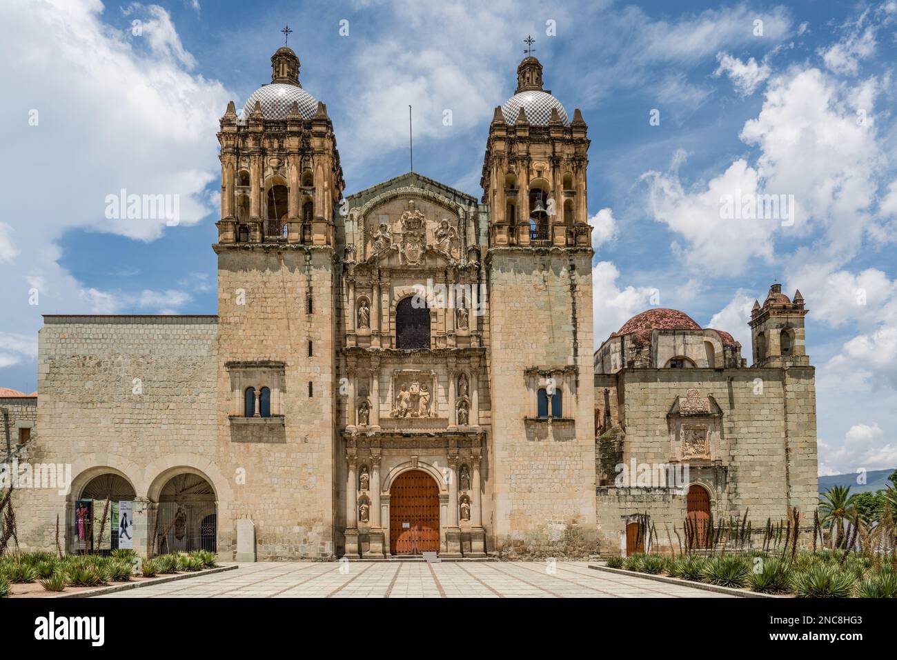 The Church of Santo Domingo de Guzman in Oaxaca, Mexico. Built in ...