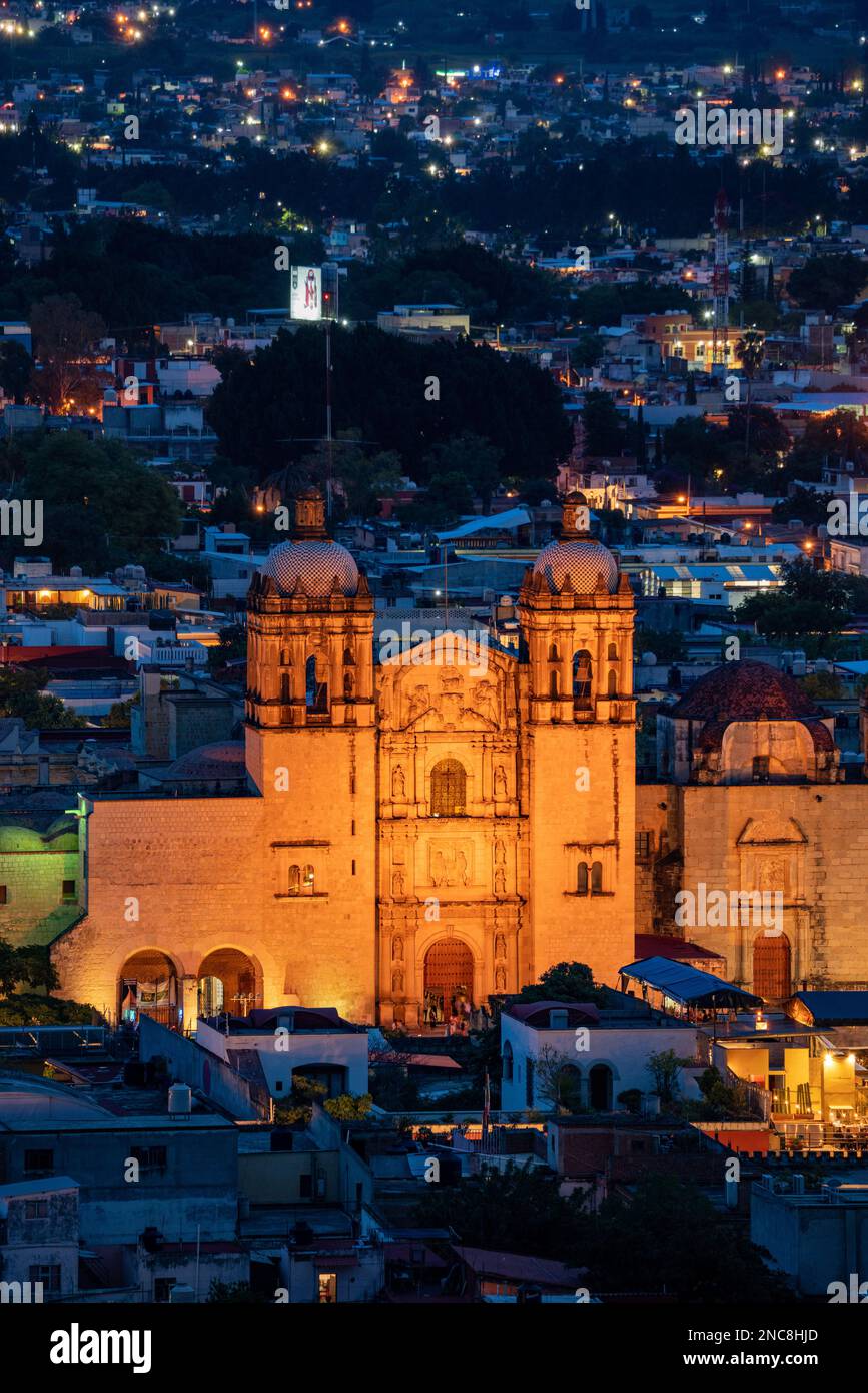 The Temple of Santo Domingo de Guzman in the historic center of Oaxaca ...
