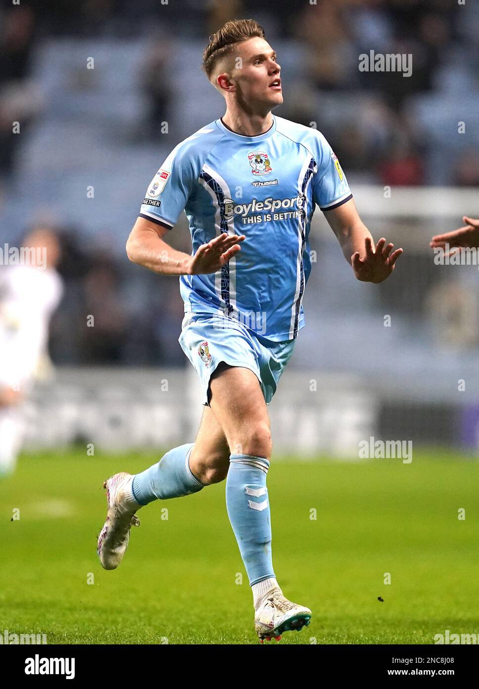 Coventry City's Viktor Gyokeres celebrates scoring their side's first ...