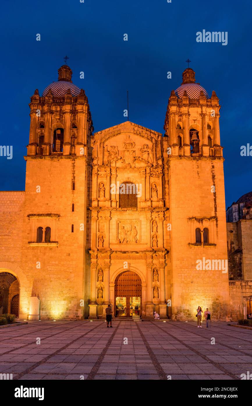 The Temple of Santo Domingo de Guzman in the historic center of Oaxaca ...
