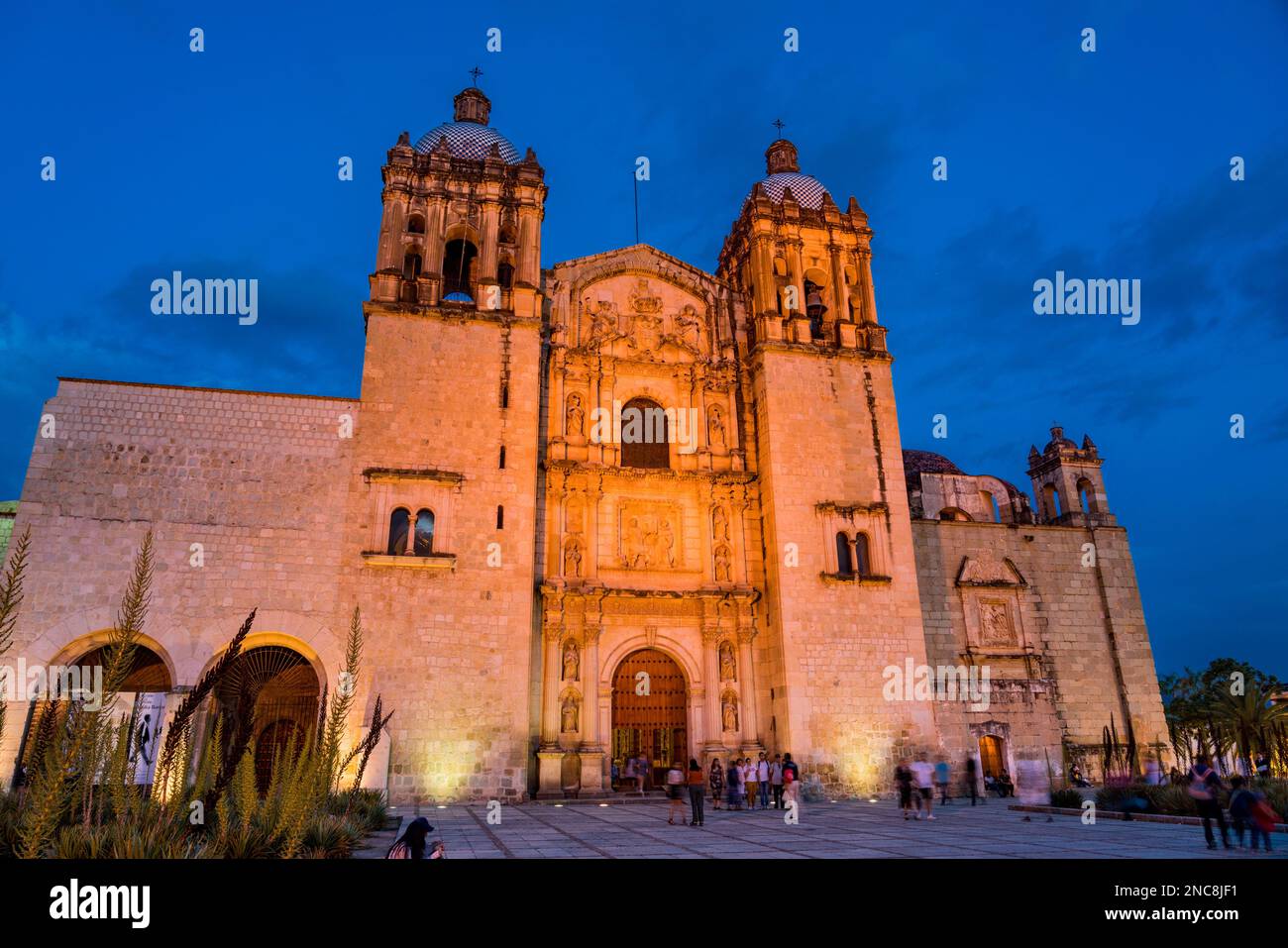The Temple of Santo Domingo de Guzman in the historic center of Oaxaca ...