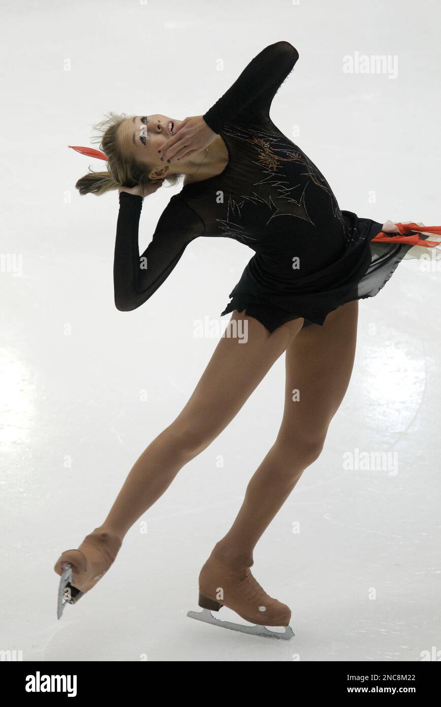 Australia's Jaimee Nobbs performs during the ladies short program in ...