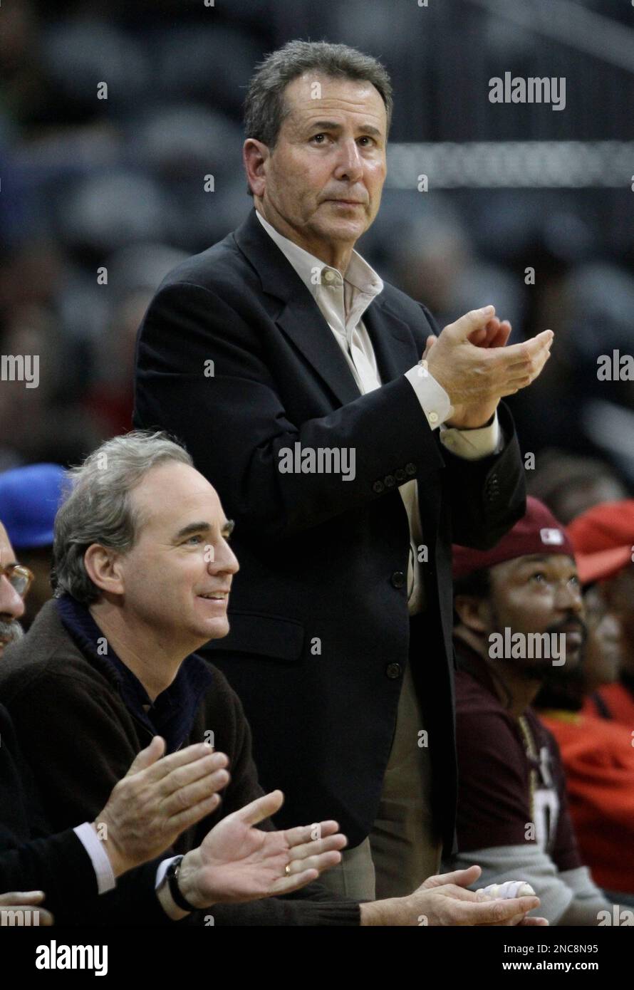 FILE - In this Dec. 22, 2010, file photo, Altanta Hawks and Atlanta Thrashers owners Michael ...