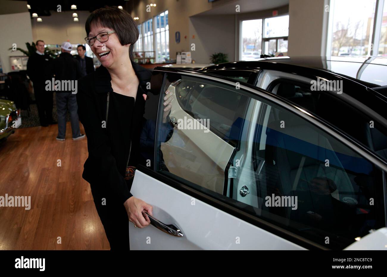 Heather Mc Laughlin, of San Ramon, takes delivery of its first of its ...