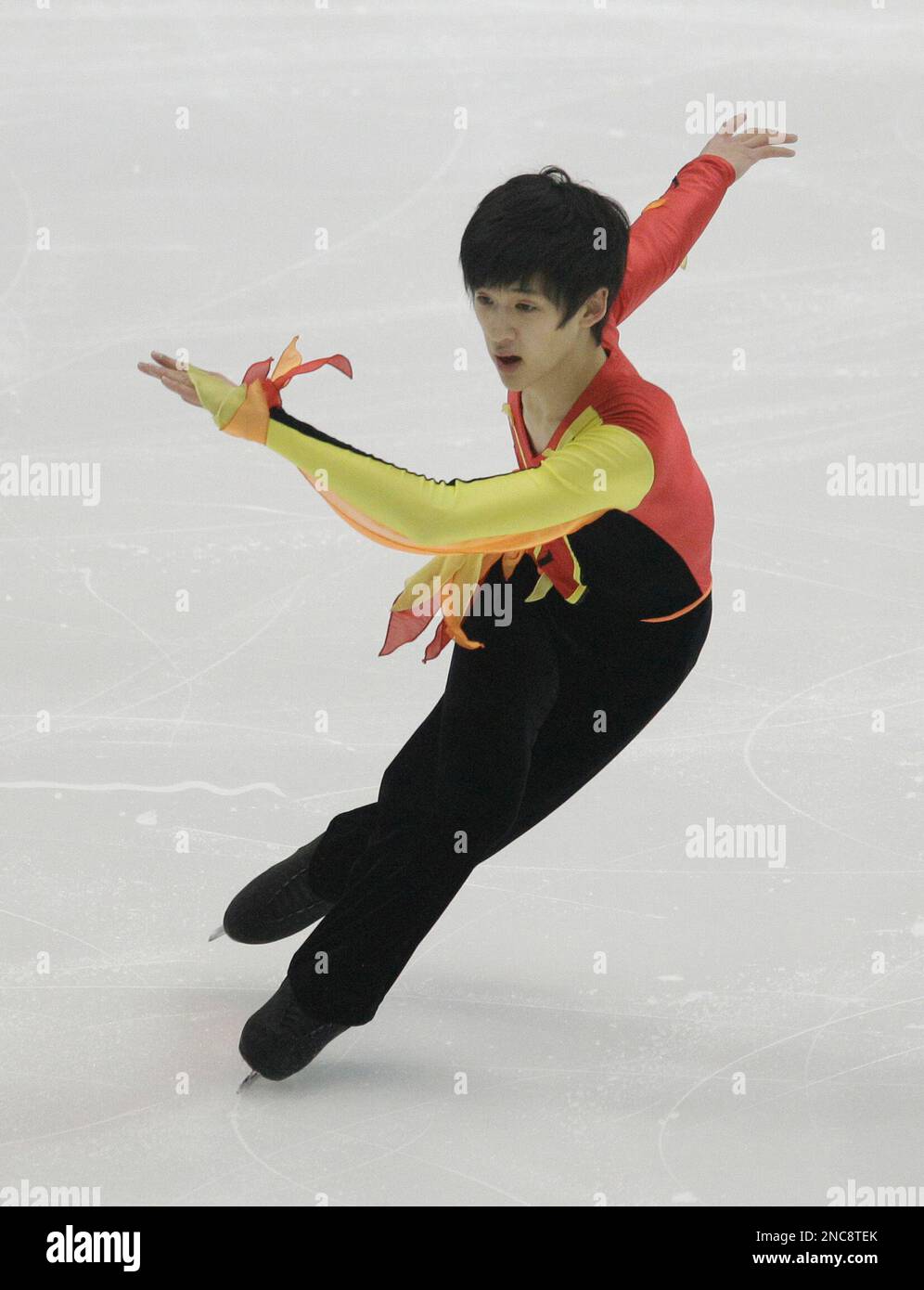 Taiwan's Jordan Wu performs during the men's short program of the ISU ...
