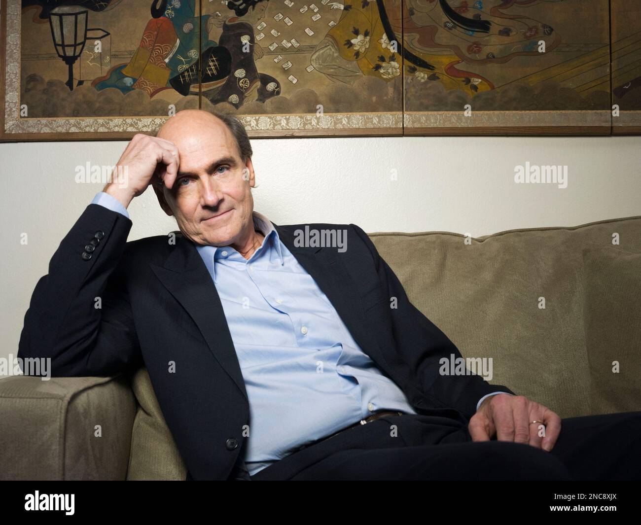 In this February 15, 2011 photo, singer James Taylor poses for a ...