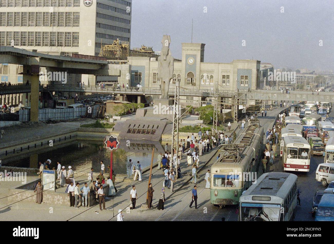 One of Cairo’s busiest thoroughfares, has a monumental statue of Ramses ...