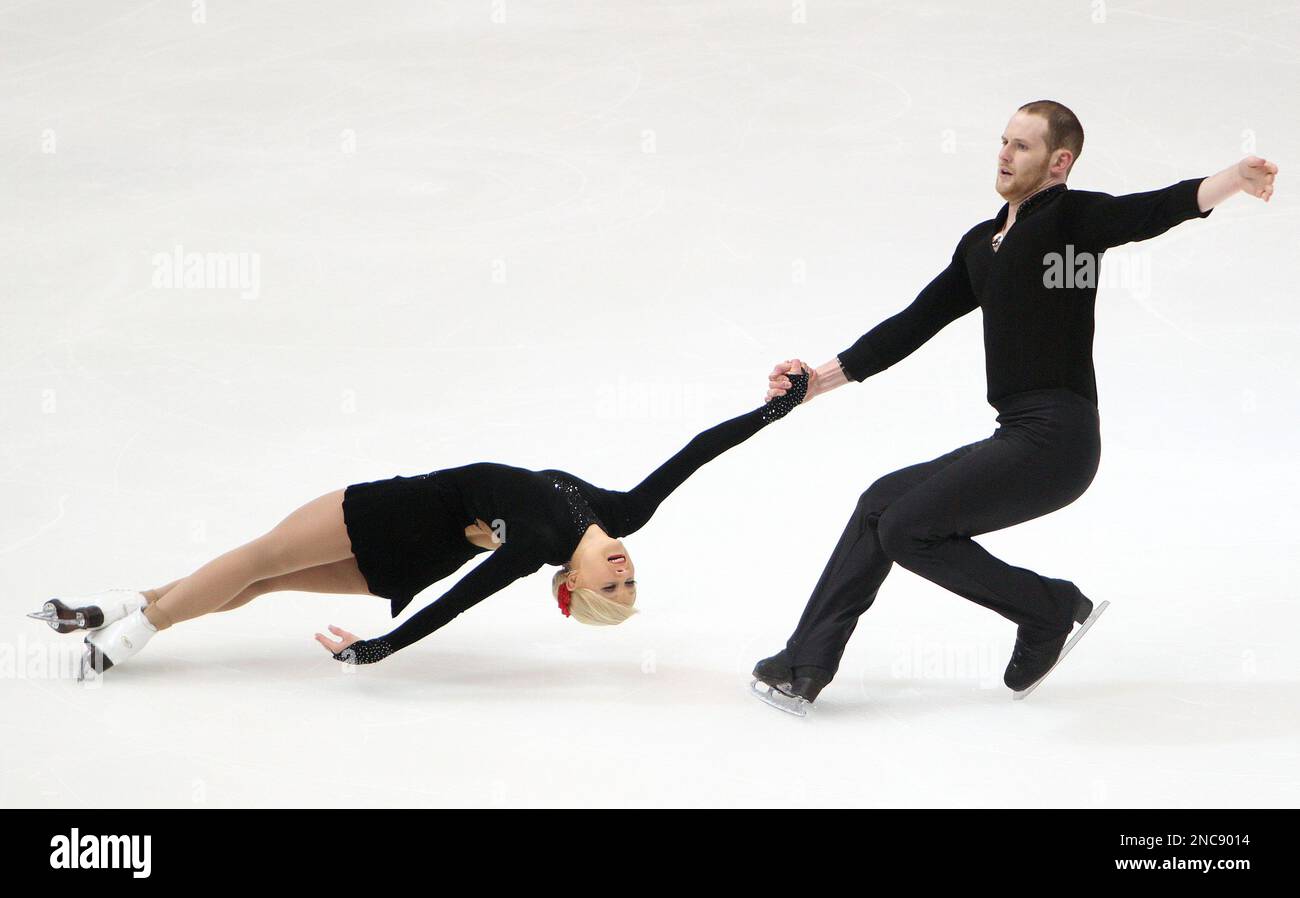 USA's Caitlin Yankowskas and John Coughlin perform during the pairs ...
