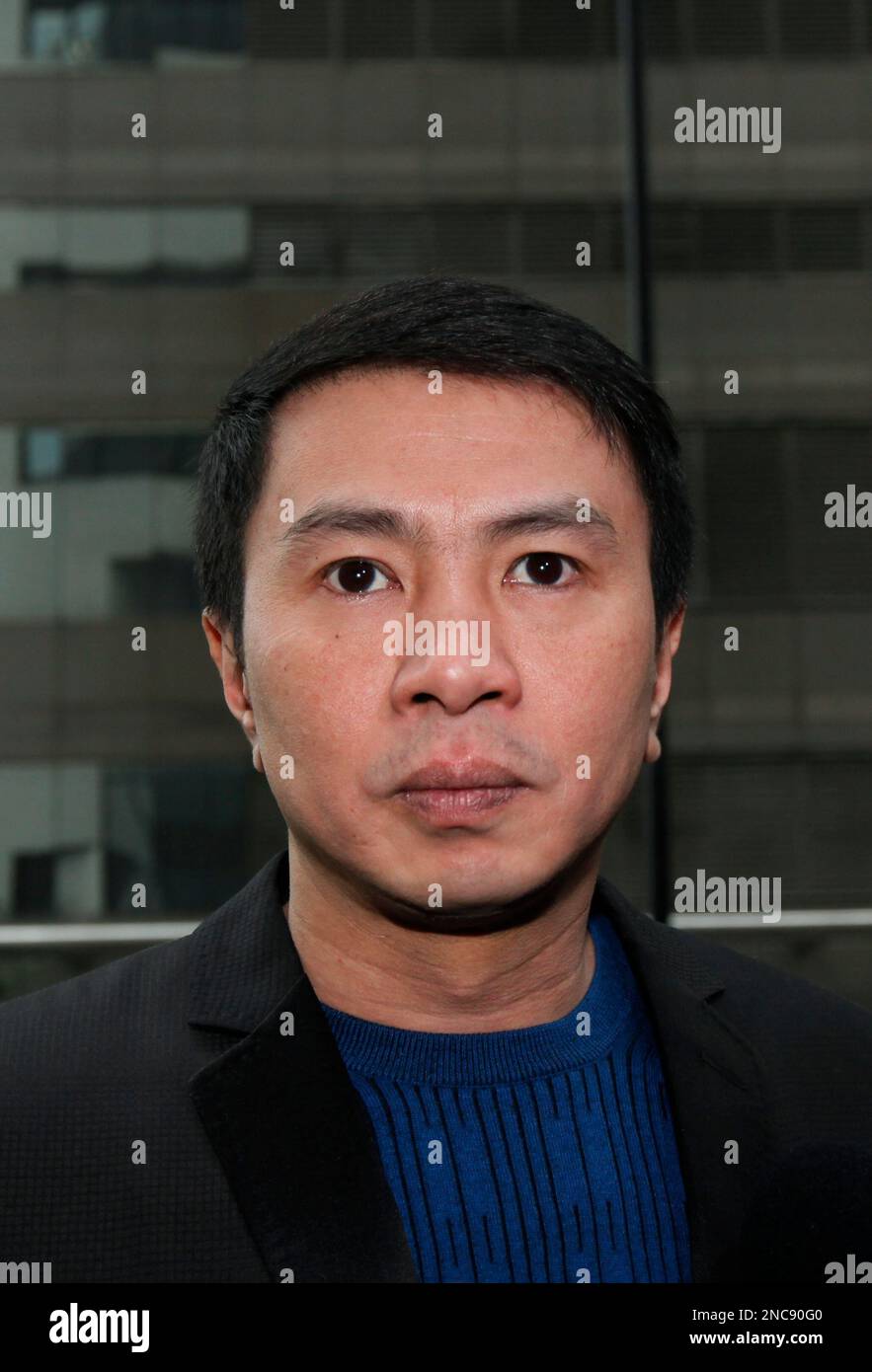 Philippine Rep. Ronald Singson, the son of Luis "Chavit" Singson, a ...