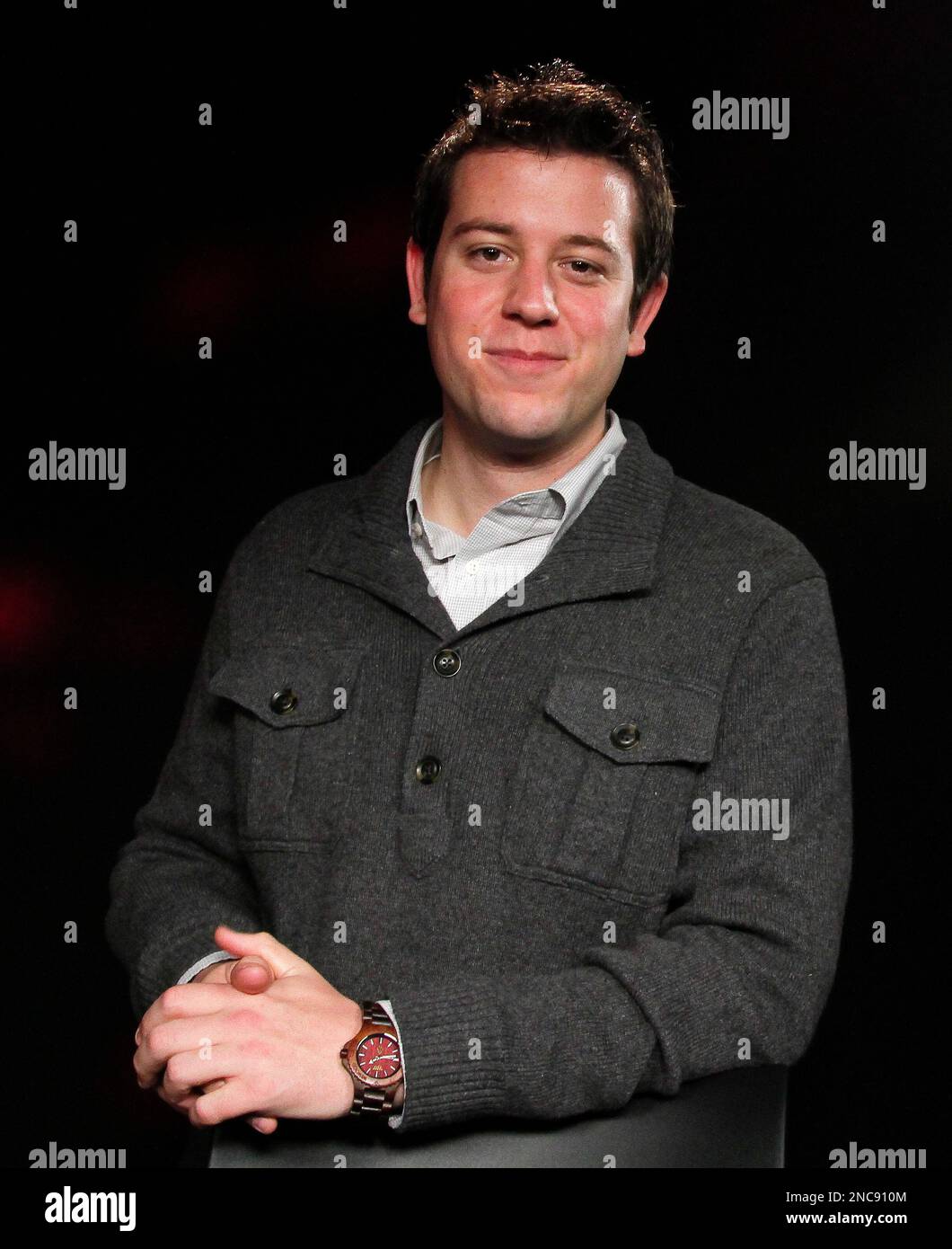 In this Wednesday Feb.16,2011 photo movie reviewer Ben Lyons poses for ...