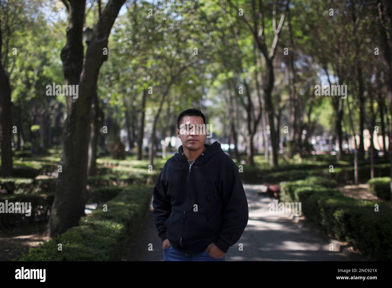 Antonio Zuniga, protagonist of the documentary "Presumed Guilty," poses ...