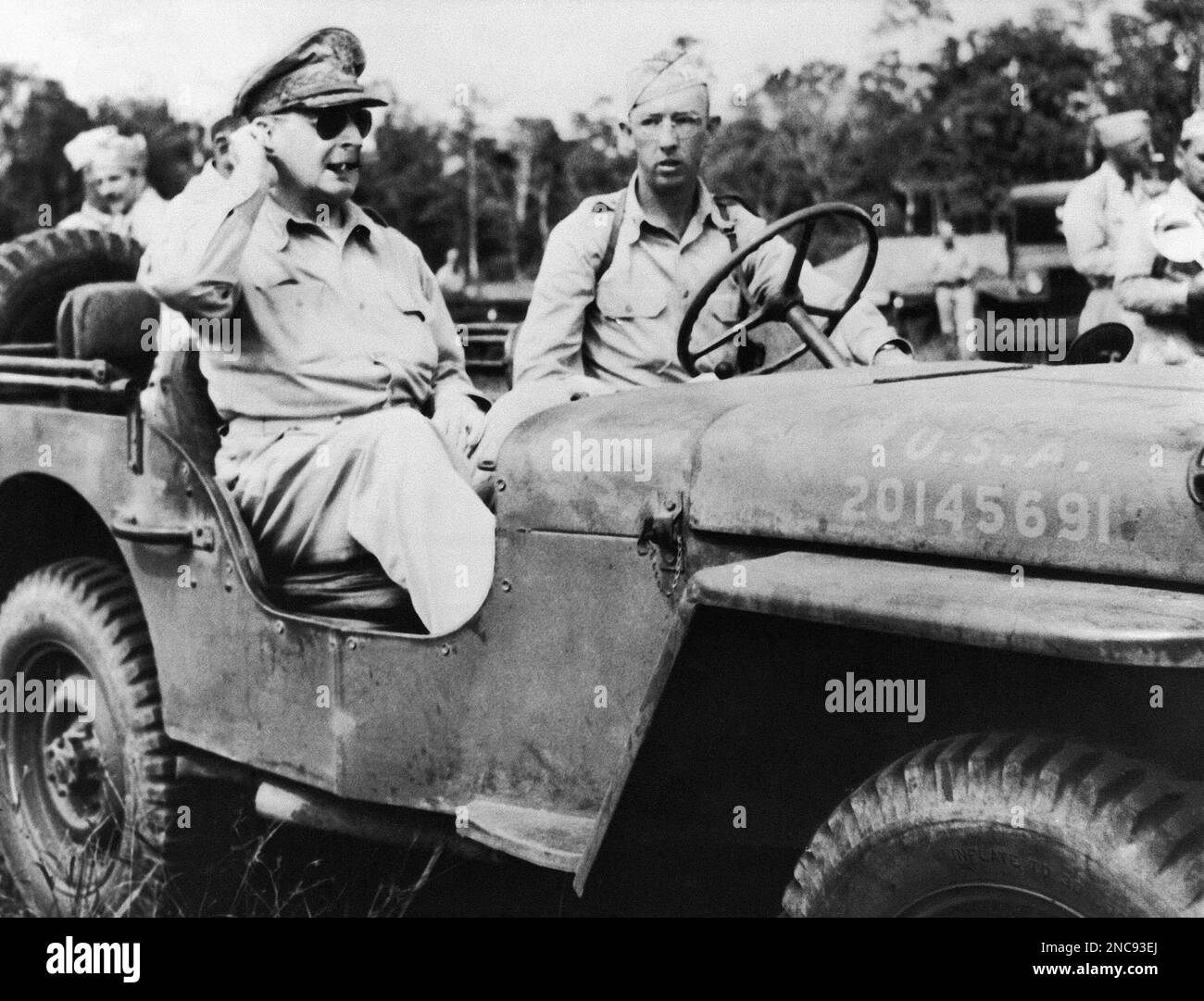General Douglas MacArthur, supreme Allied commander in the southwest ...