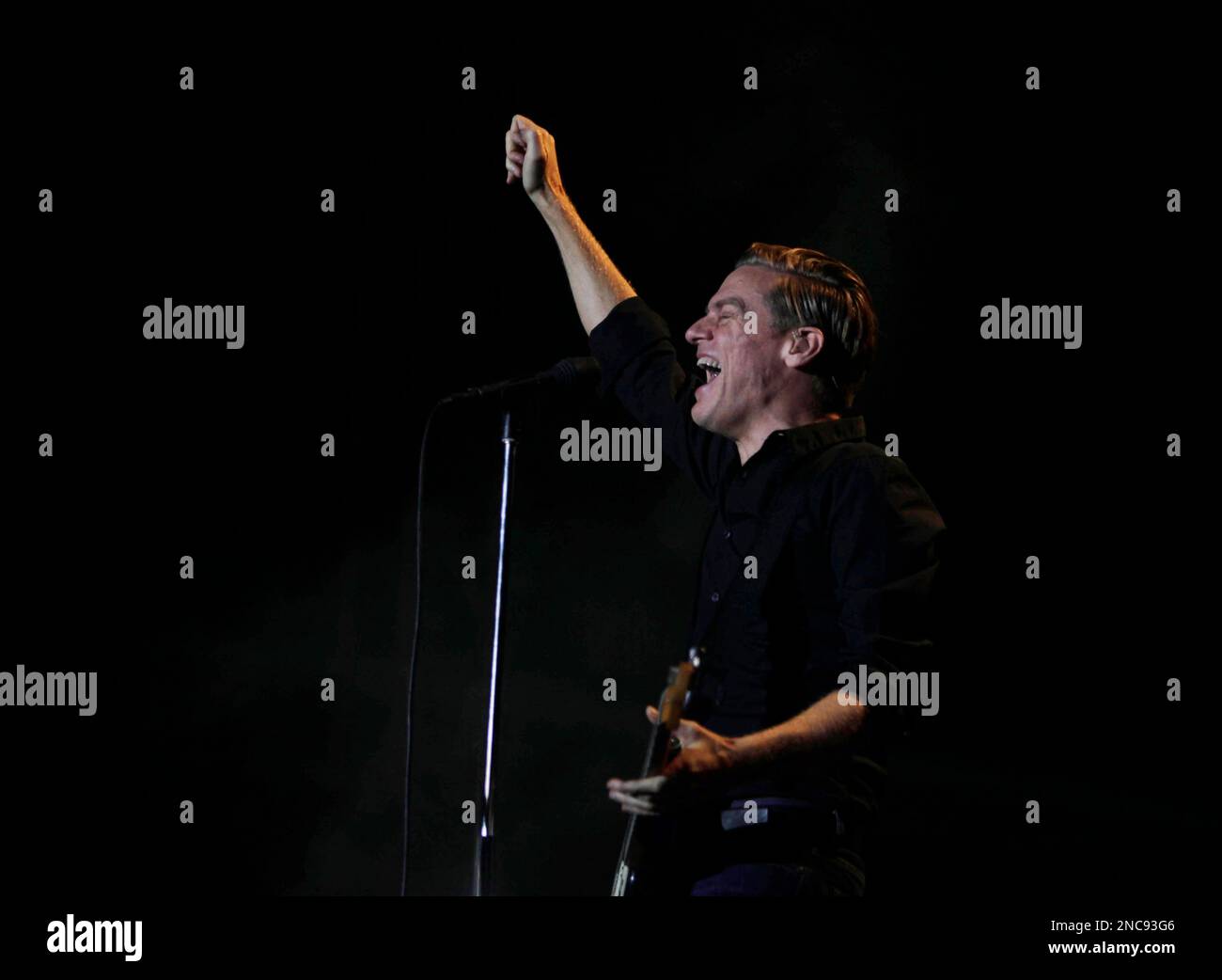 Canadian rocker Bryan Adams performs in Hyderabad, India, Wednesday ...