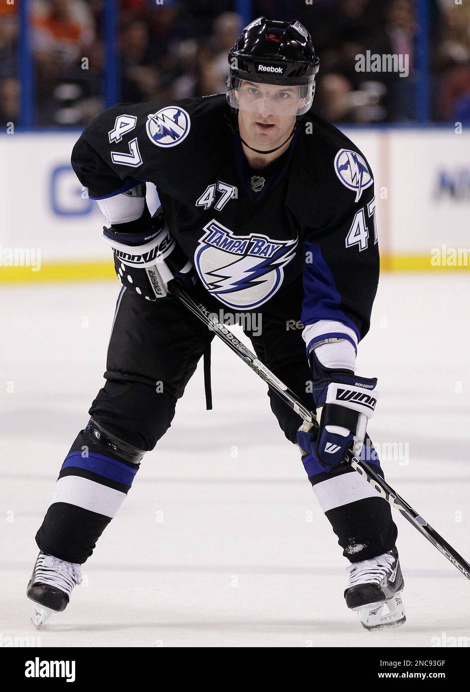 Tampa Bay Lightning defenseman Marc-Andre Bergeron (47) during an NHL ...
