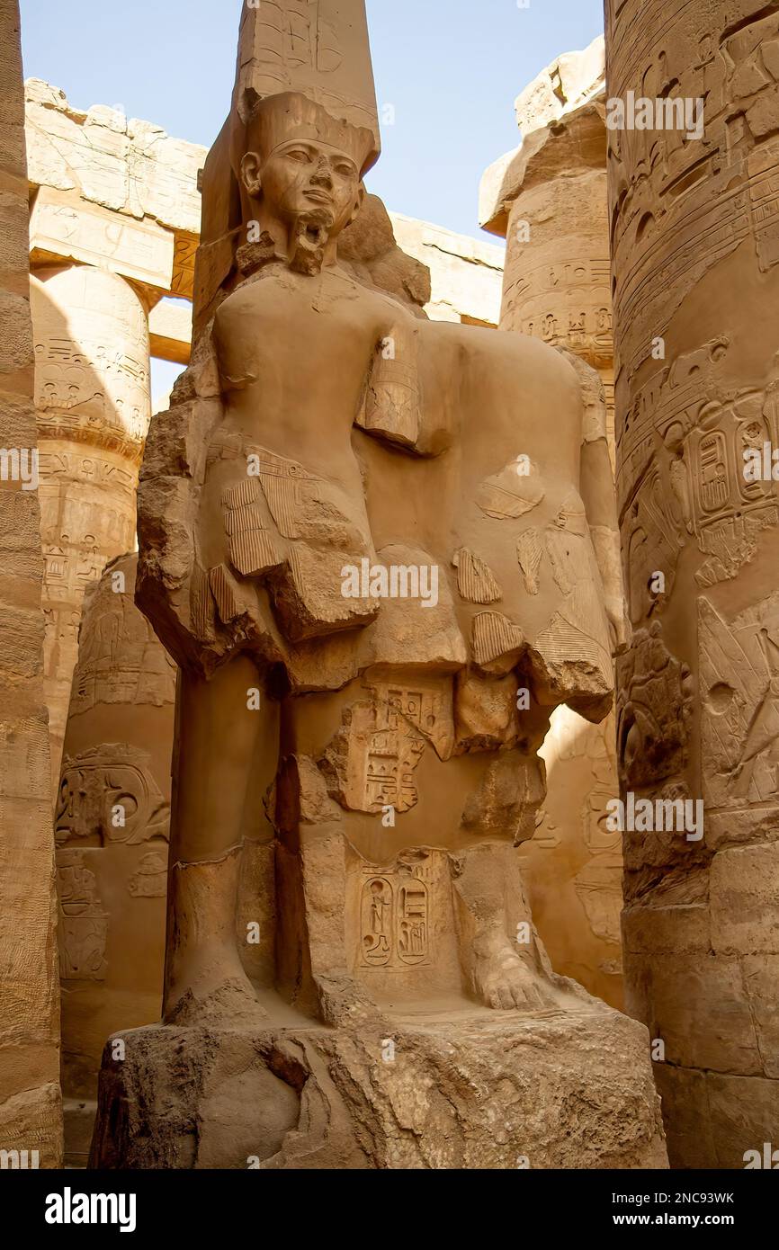 Luxor, Egypt. The Karnak Temple Complex, commonly known as Karnak ...