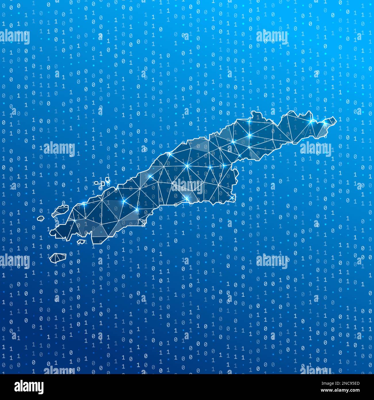 Network map of Hydra. Island digital connections map. Technology ...