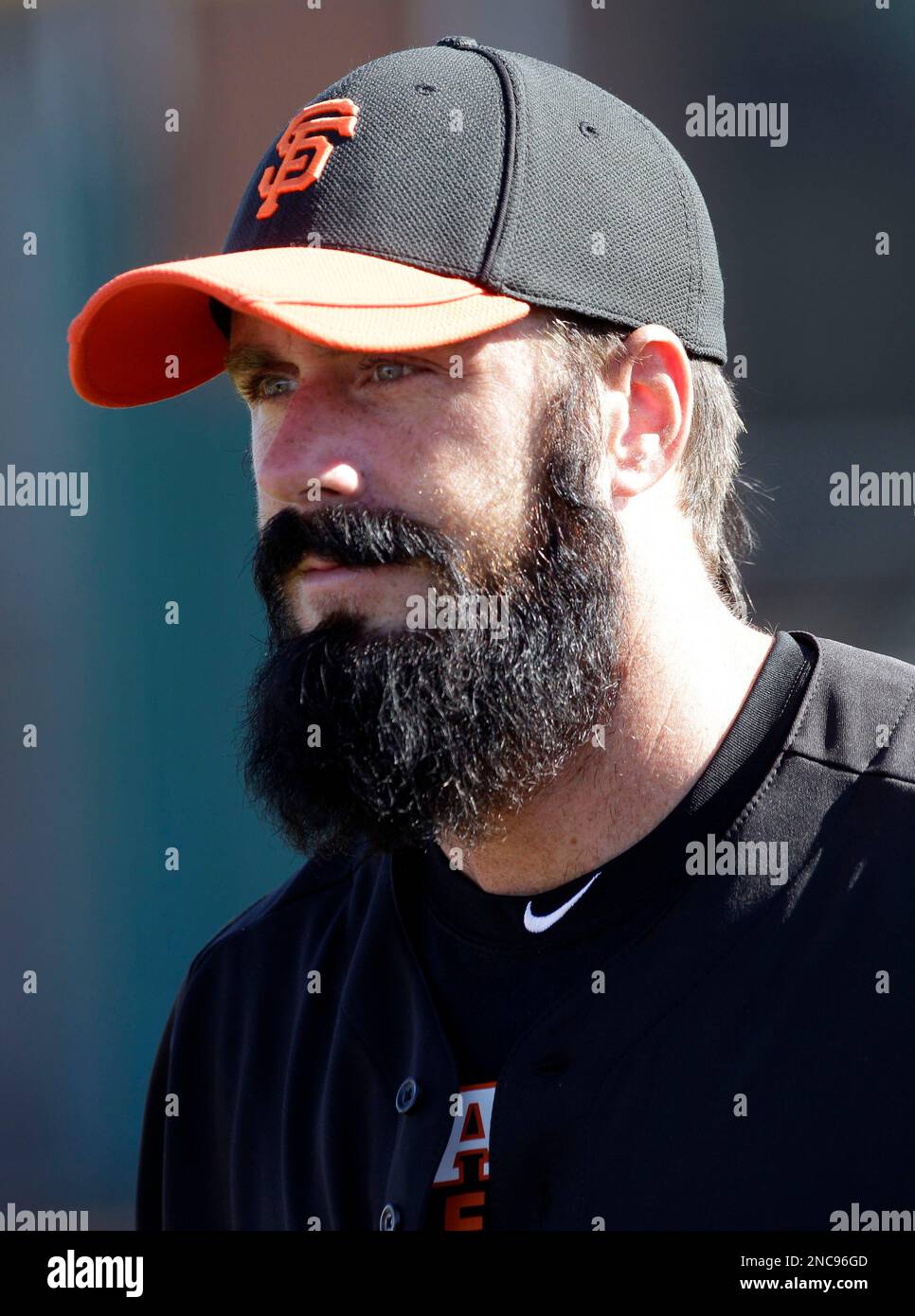San Francisco Giants relief pitcher Brian Wilson at the team's spring ...
