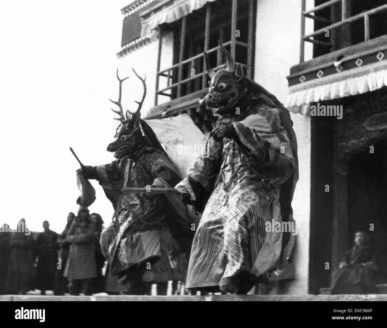 Mongolia god of fire and god of evil, who are really priests in ...
