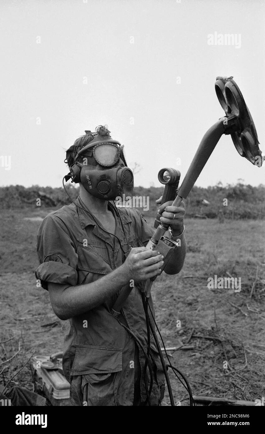 At the edge of the Iron Triangle 40 miles northwest of Saigon, Vietnam ...