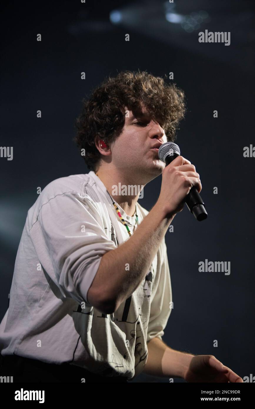 British band, The Kooks, performing live in Berlin for the inside in ...