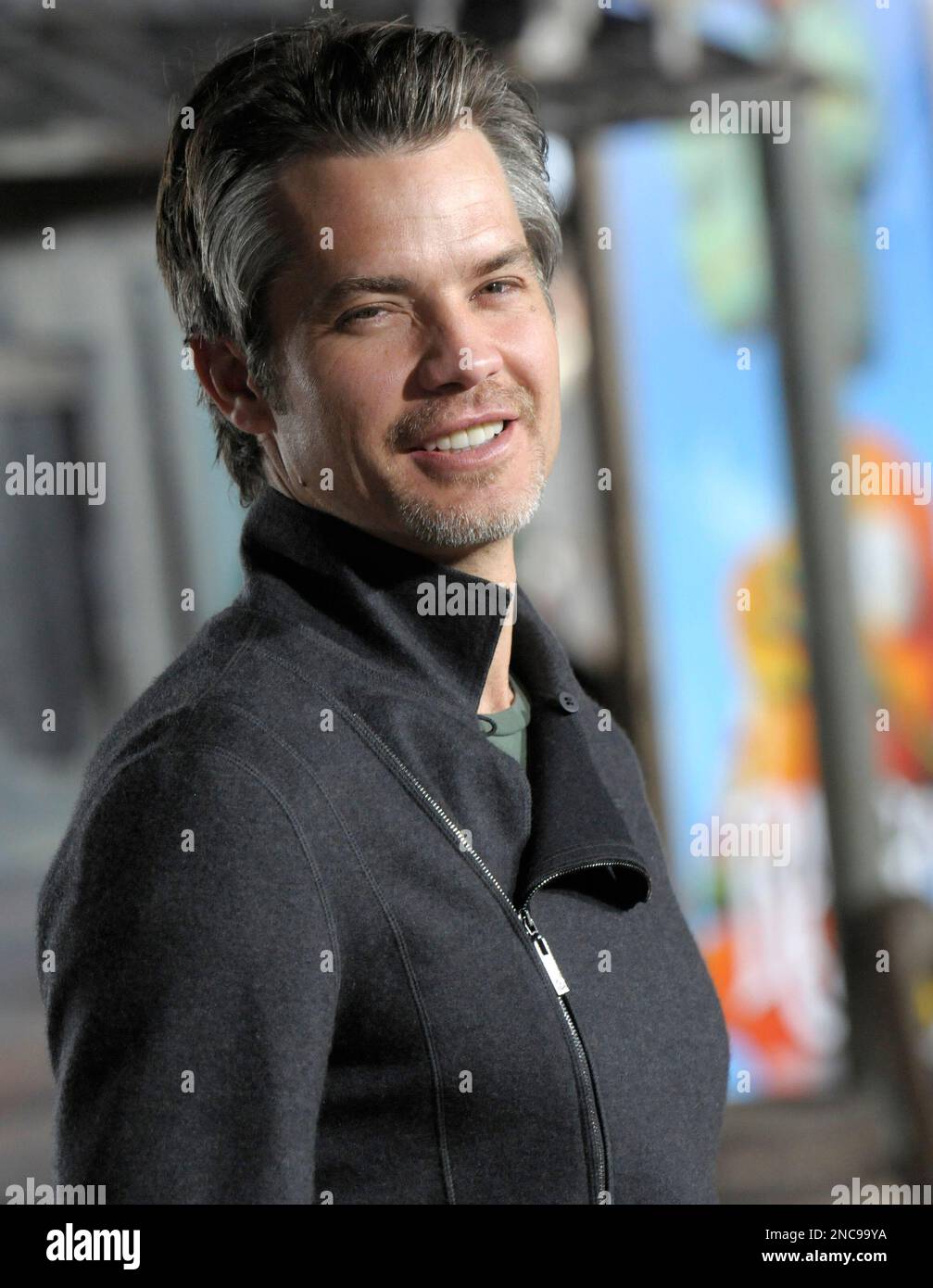 Actor Timothy Olyphant arrives at the premiere of the animated feature ...