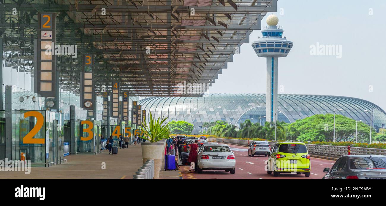 Detail from Changi Airport in Singapore Stock Photo - Alamy