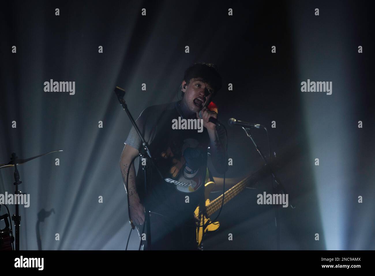 Stone, a British post punk band from Liverpool performing live while ...