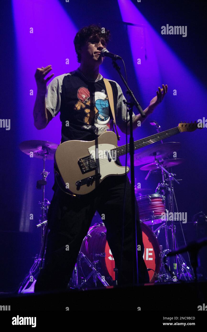Stone, a British post punk band from Liverpool performing live while ...
