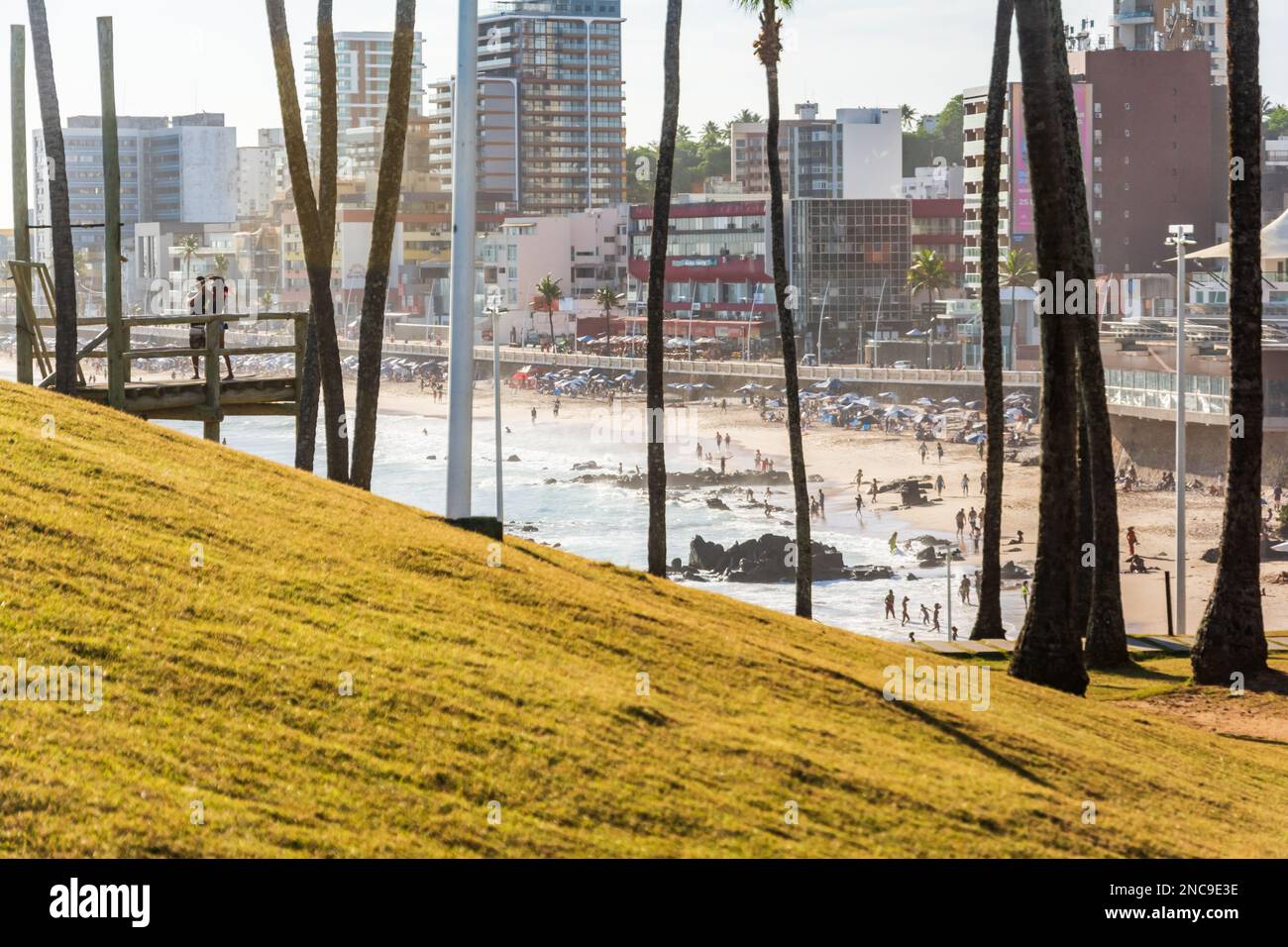 Salvador, Bahia, Brazil - October 22, 2022: View of Farol da Barra ...