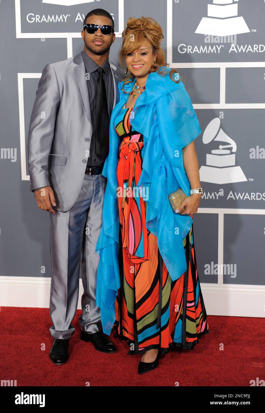 JDS, left, and Karen Clark Sheard arrive at the 53rd annual Grammy ...