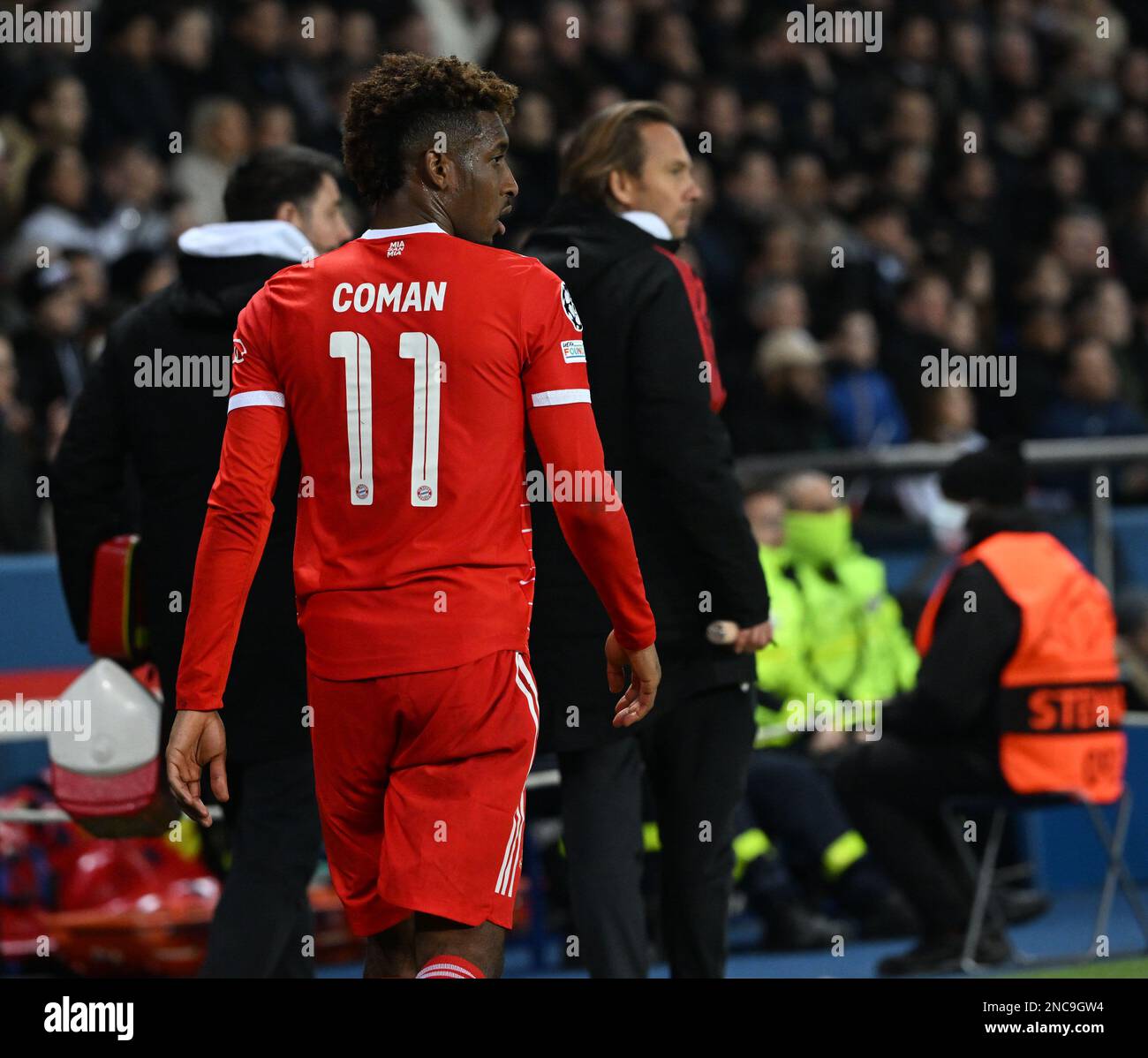 Paris, France. 14th Feb, 2023. Soccer: Champions League, Paris Saint ...