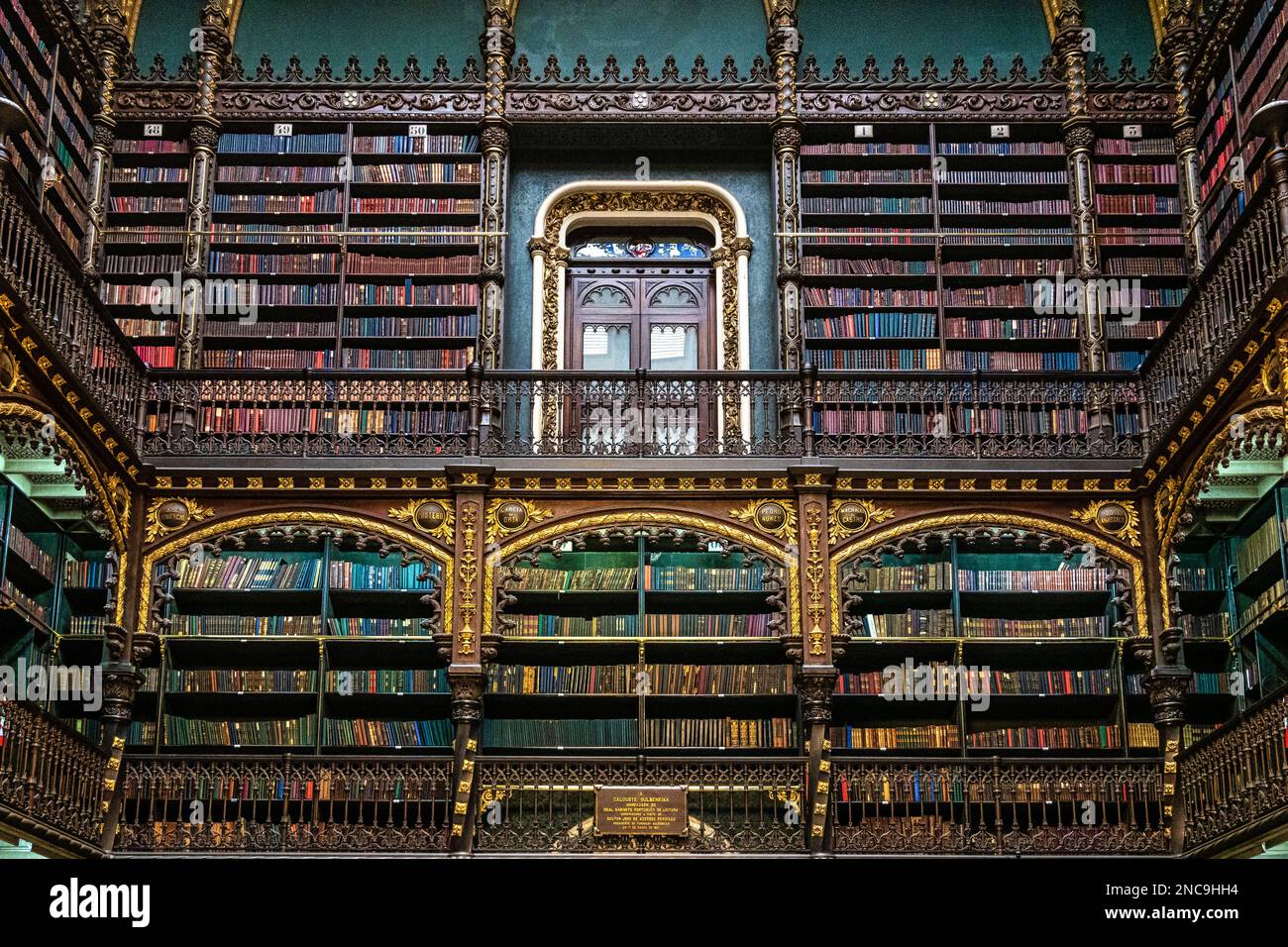 Beautifully detailed interior of the Royal Portuguese Cabinet of ...