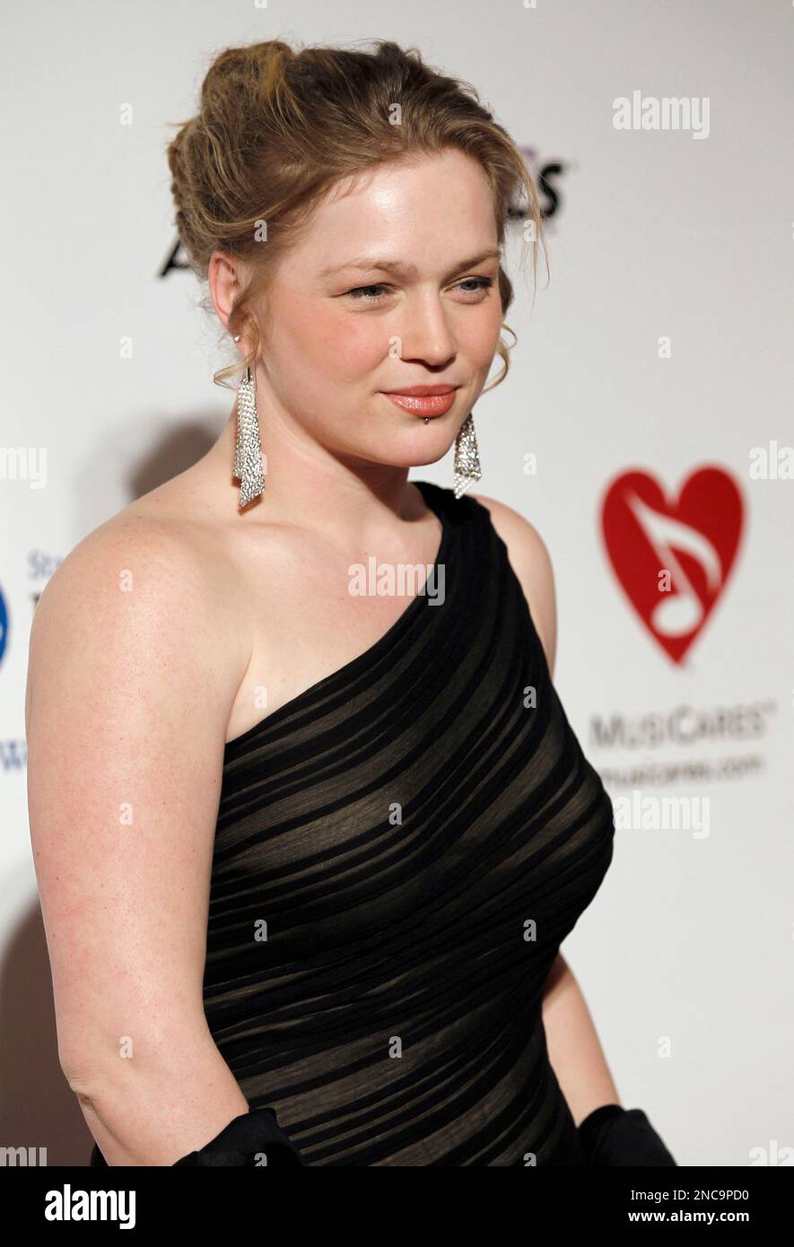 Crystal Bowersox arrives at the MusiCares Person of the Year gala ...
