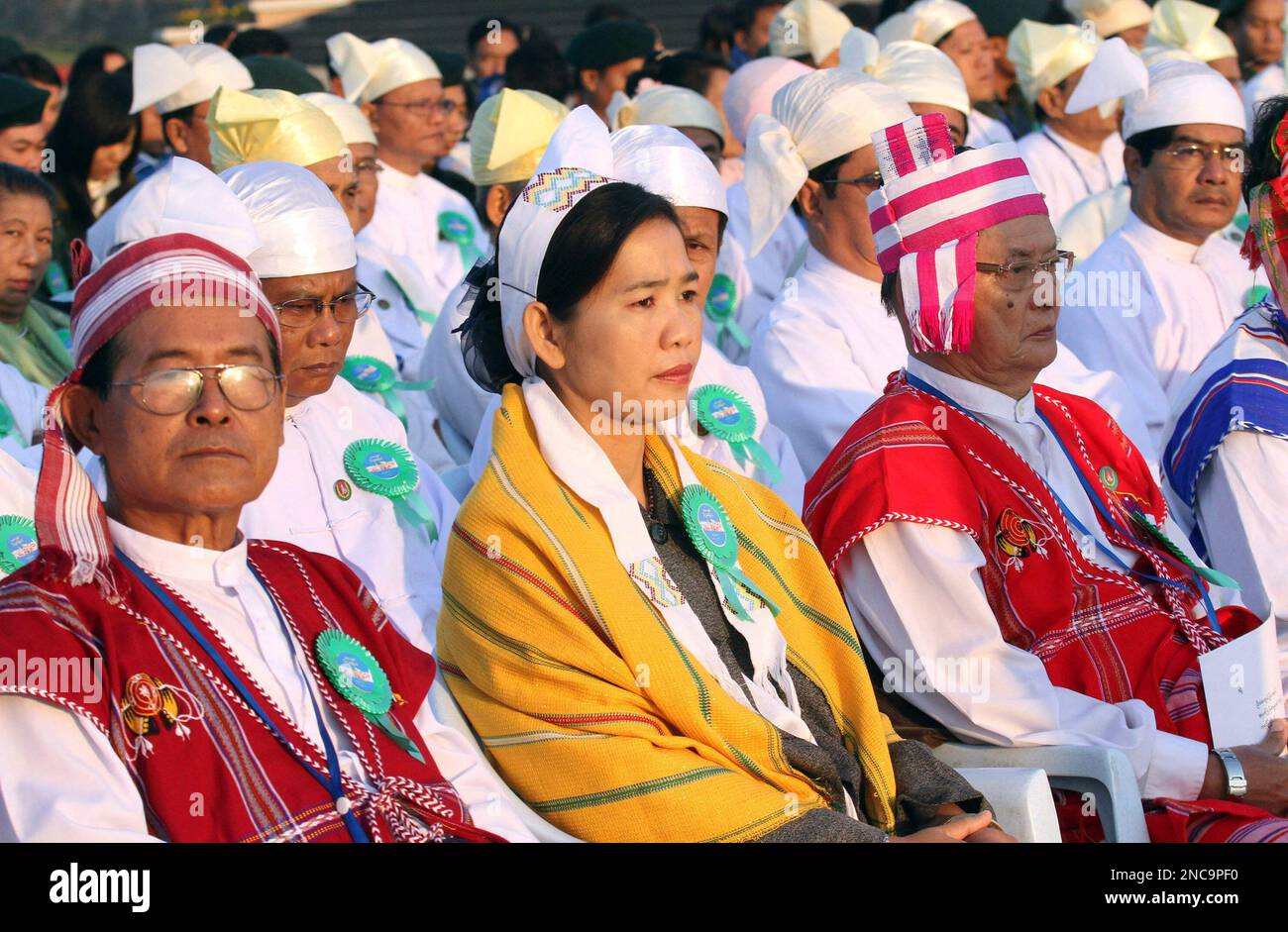 Myanmar's Karen ethnic delegates attend the 64th Union Day ...