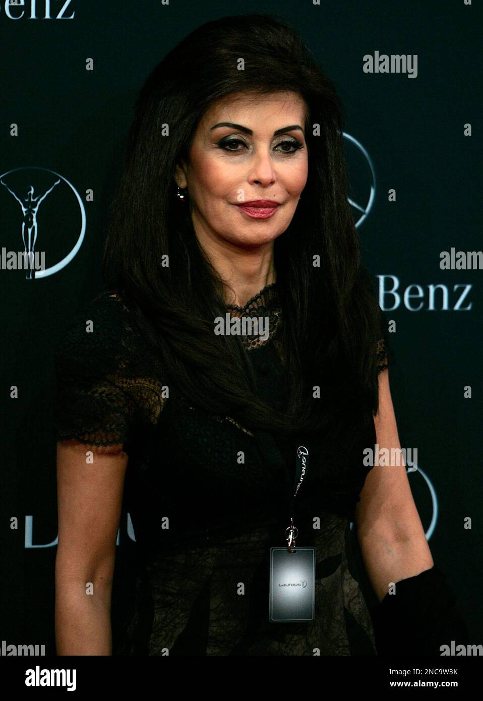 May El-Khalil arrives for the Laureus Awards in Abu Dhabi, United Arab ...