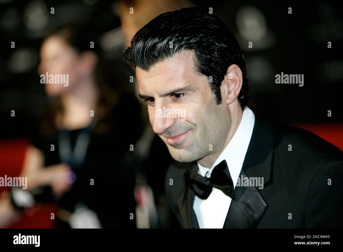 Portuguese football player Luis Figo arrives for the Laureus Awards in ...