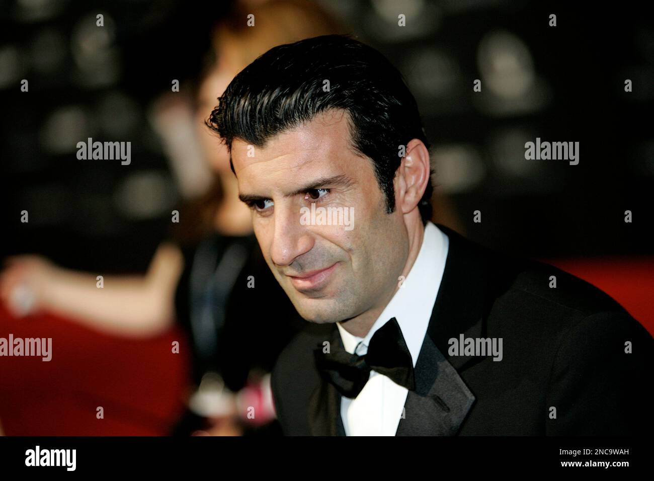 Portuguese football player Luis Figo arrives for the Laureus Awards in ...