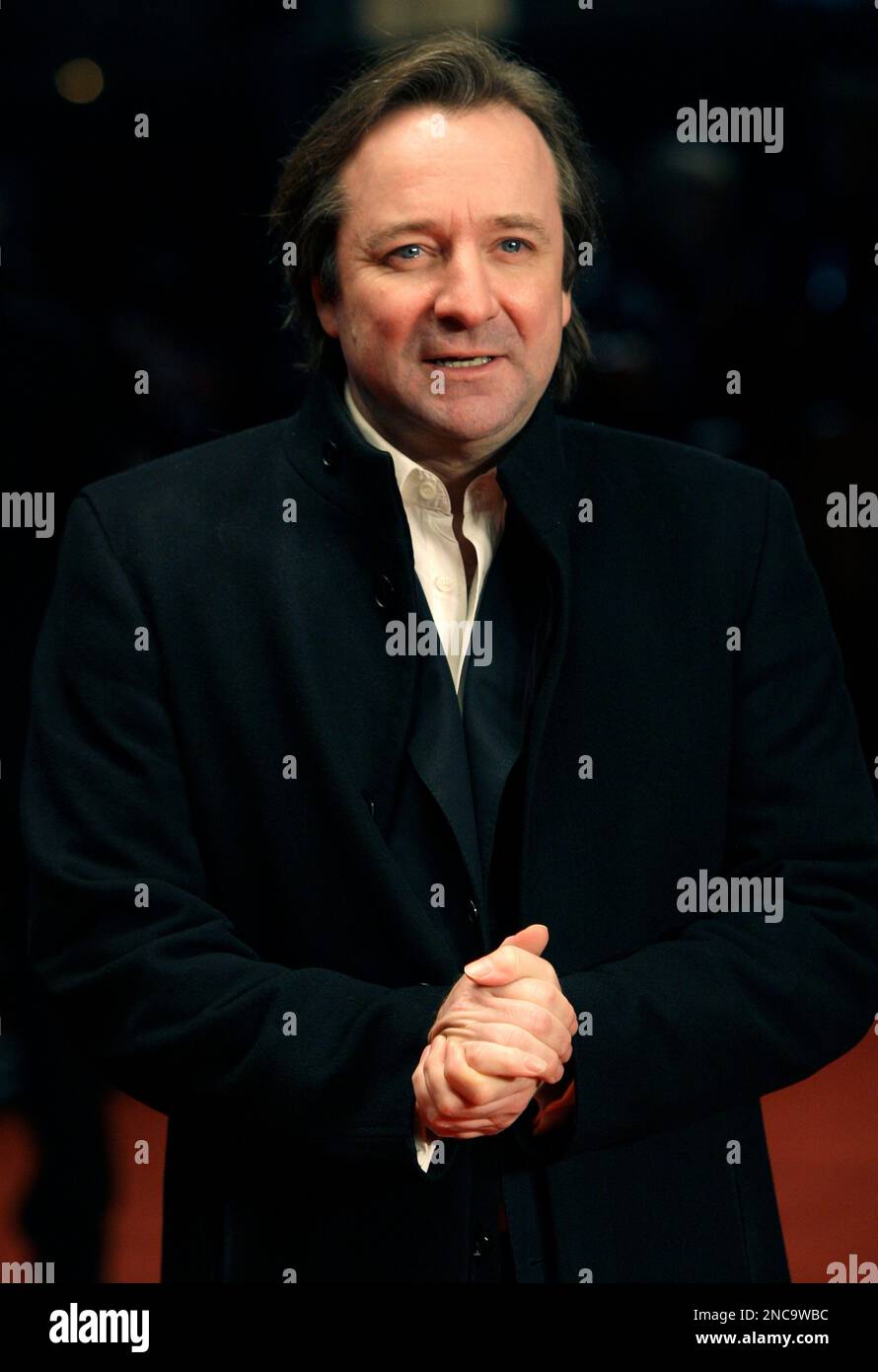 British actor Neil Pearson arrives on the red carpet for the European ...