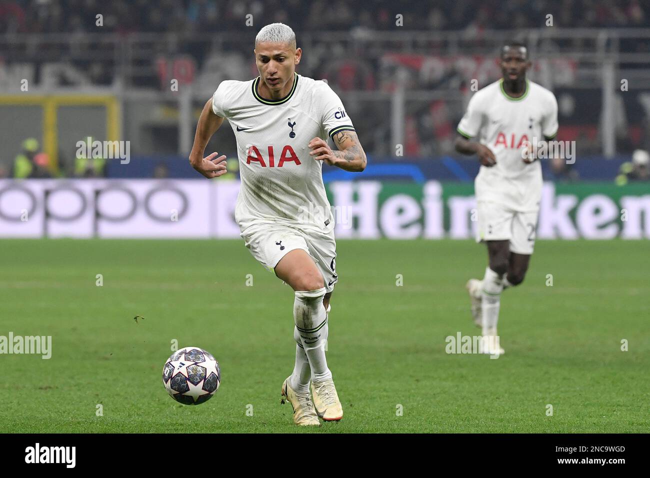 Milano, Italy. 14th Feb, 2023. Richarlison de Andrade of Tottenham ...